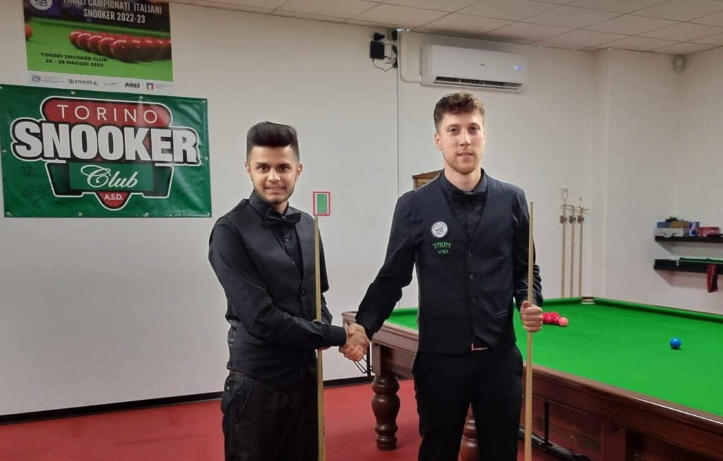 Italian Snooker Success for Zafar - WPBSA