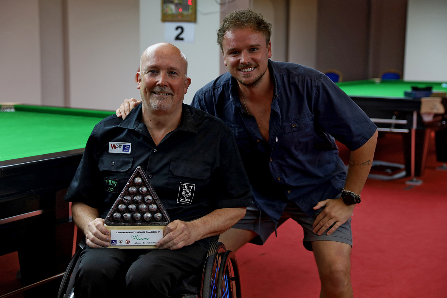 Glory in Golem for European Disability Snooker Champions - WPBSA