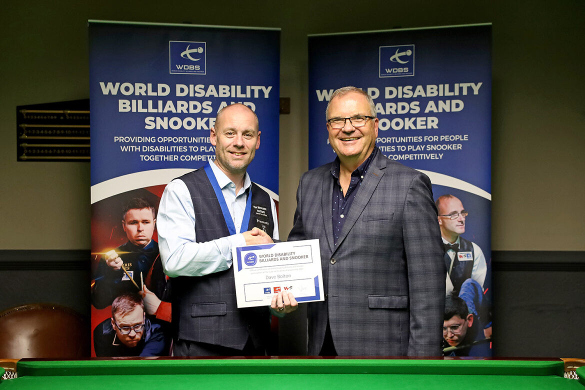 Disability Snooker Champions Crowned at Barratts - WPBSA
