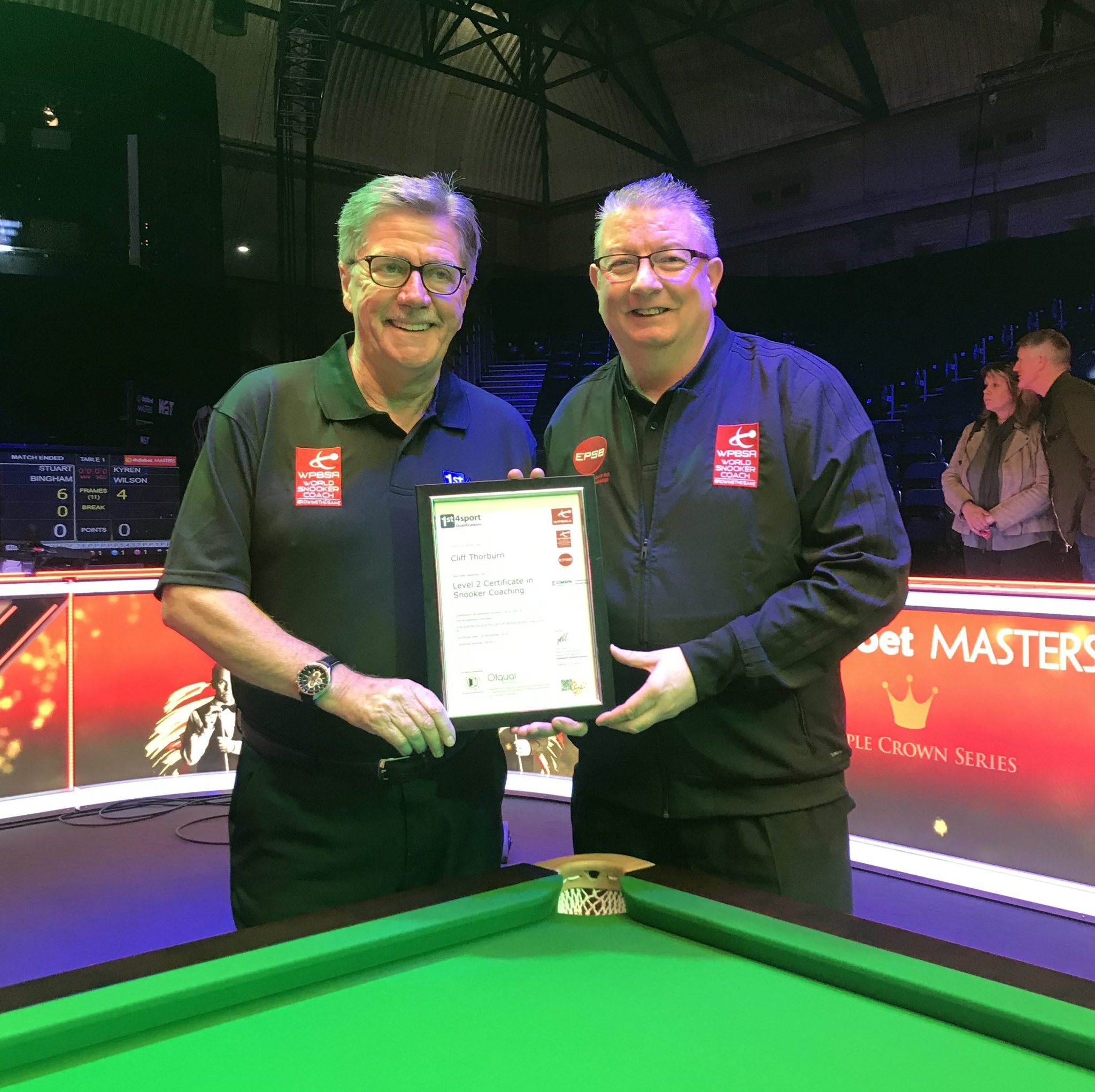 Cliff Thorburn Joins WPBSA Coaching Panel - WPBSA