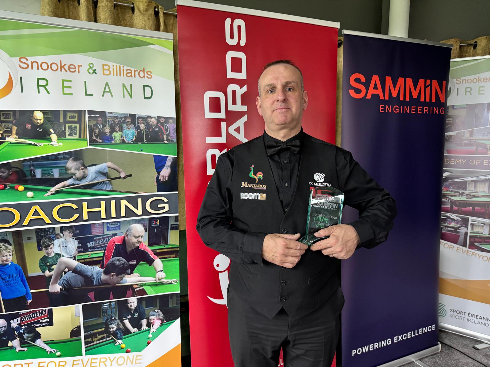 Causier Defends Irish Open Crown - WPBSA