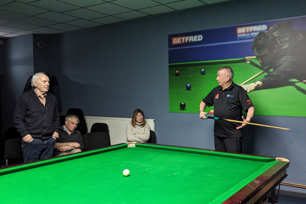 Praise for Parkinson’s UK ‘Introduction to Snooker’ Coaching Sessions in Preston - WPBSA