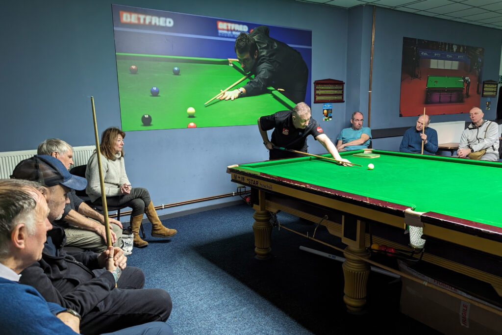 Praise for Parkinson’s UK ‘Introduction to Snooker’ Coaching Sessions ...