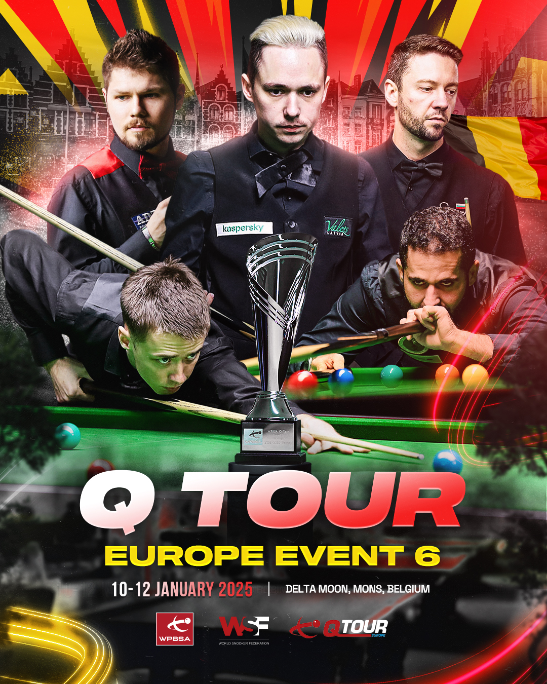 Q Tour Europe 2024/25 | Event 6 Draw & Format - WPBSA