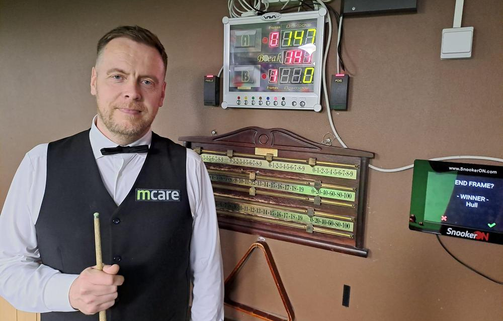 Hull Hits Historic 147 and Regains Finnish Championship - WPBSA
