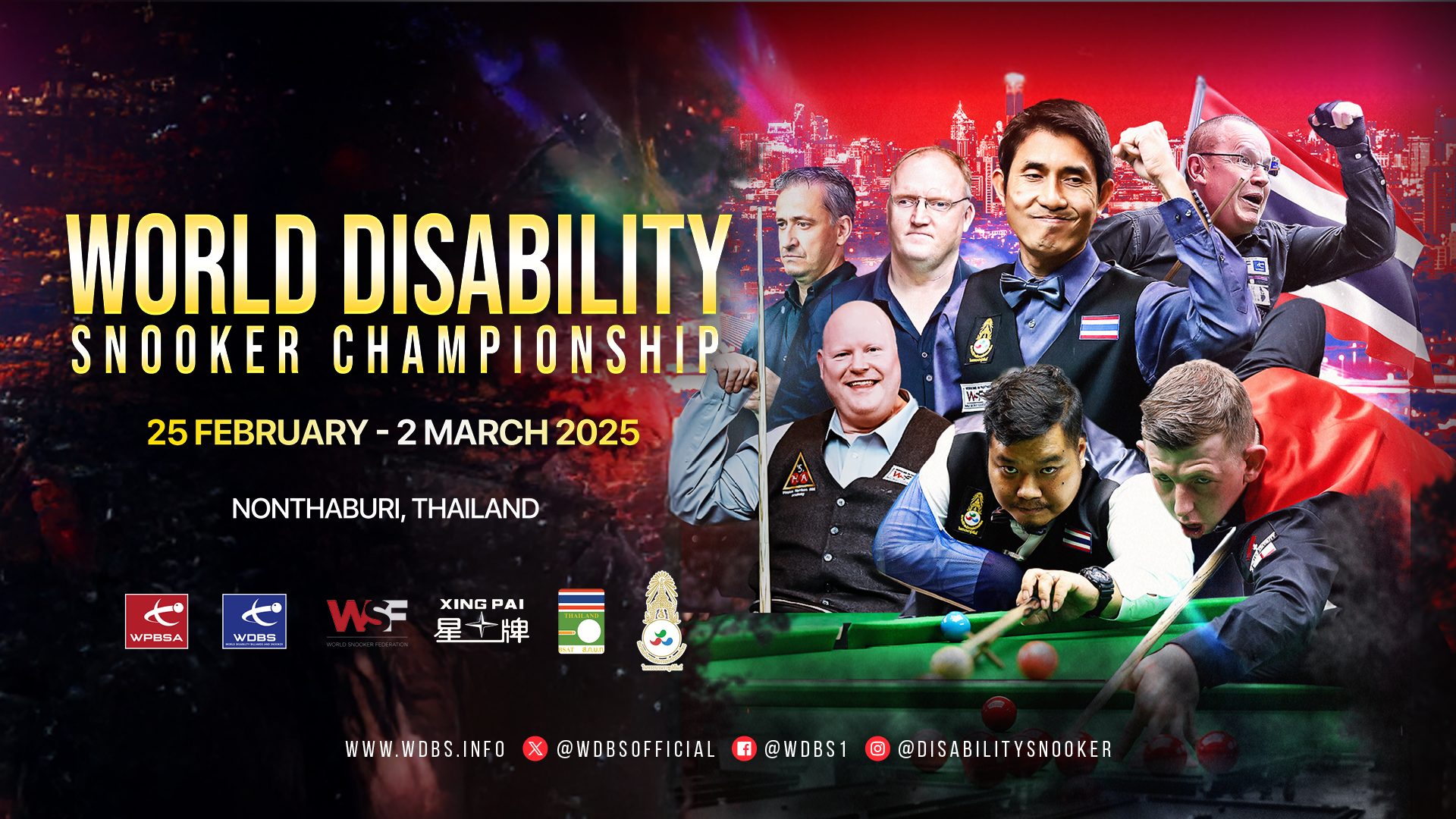 World Disability Snooker Championship 2025 | Tournament Information - WPBSA