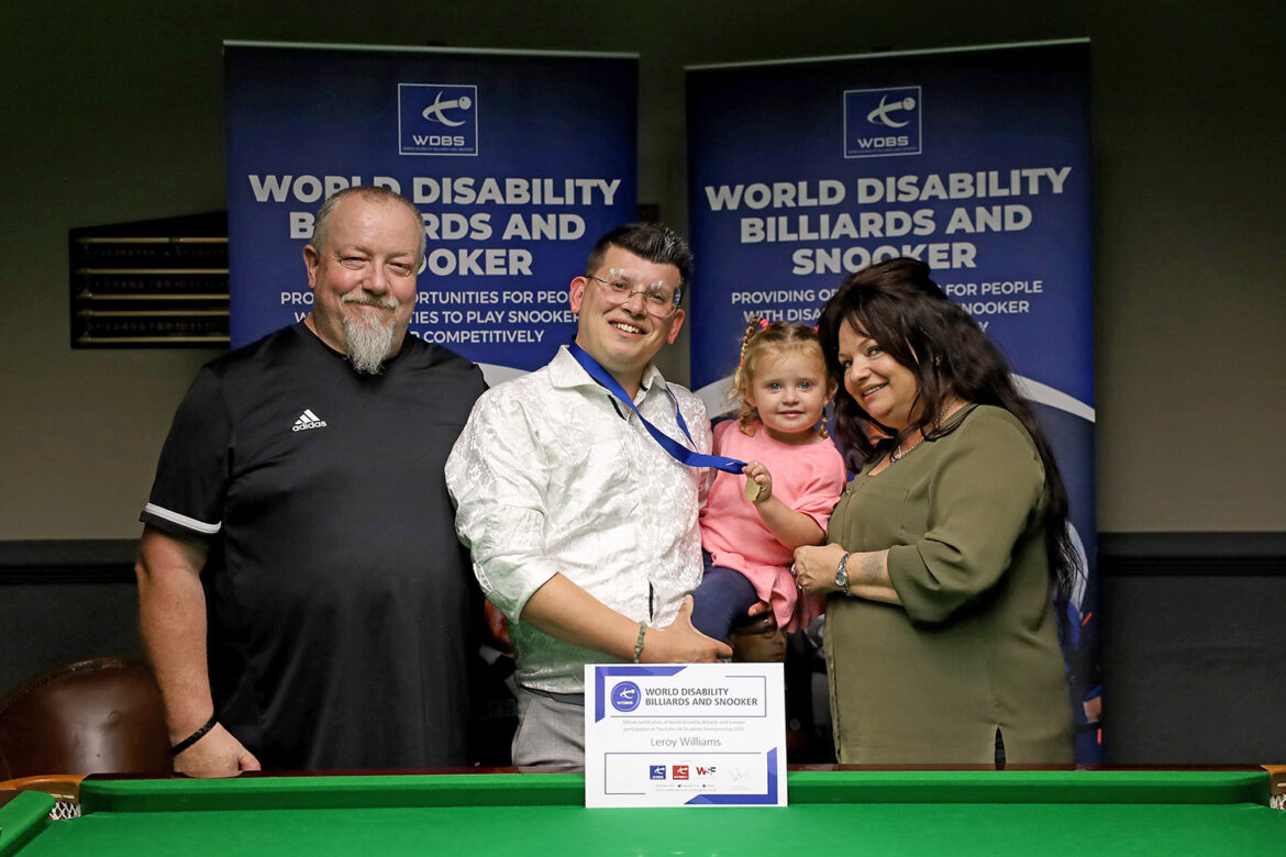 Disability Snooker Champions Crowned at Barratts - WPBSA