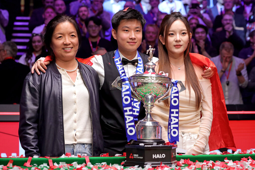 Jubilant Zhao Makes History As First World Champion From China - WPBSA